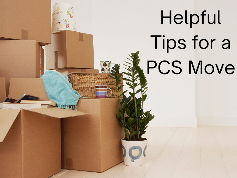 Helpful Tips for a PCS move – My Military Lifestyle